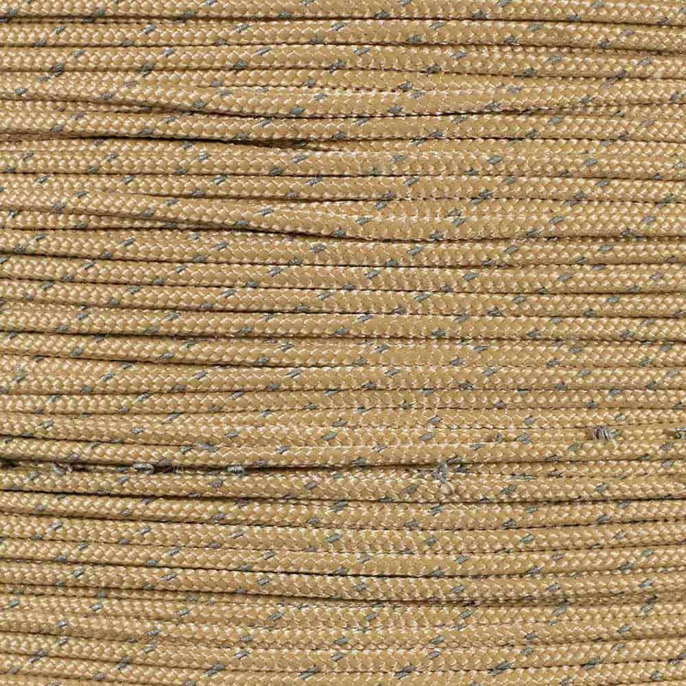 Tan - Reflective 95 Paracord | West Coast Paracord