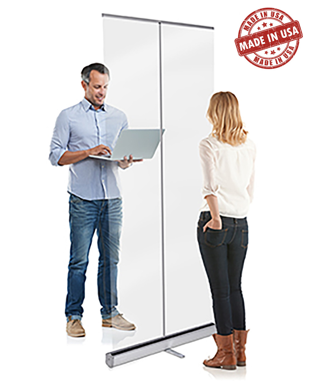 Retractable Clear Protective Screen