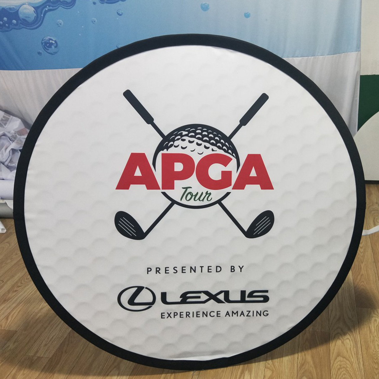 Round Pop-Screen A-Frame Banner | Express-Impress