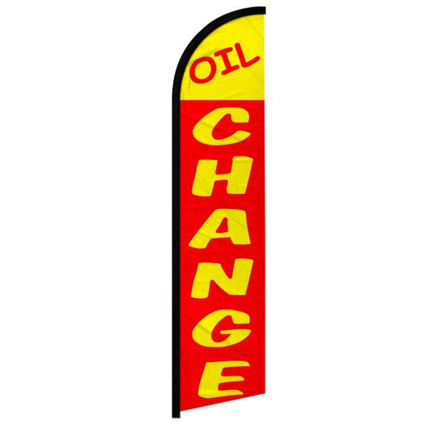 Oil Change - Banner Flag
