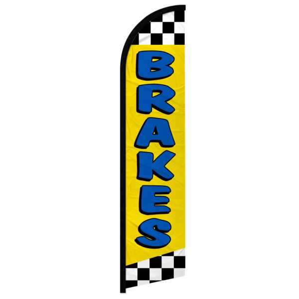 Auto Brake Service - Banner Flag