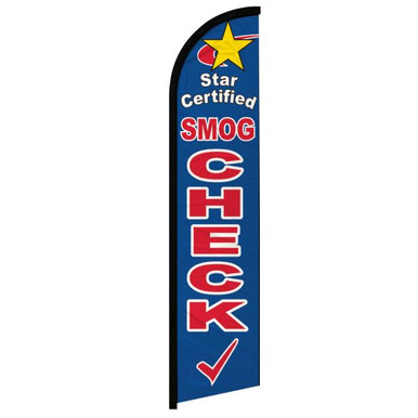 Star Smog Check - Banner Flag