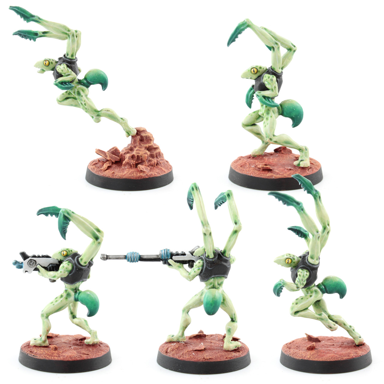 Sci-Fi Minature Mantids - Full Set of 5 Mantids - WWGaming