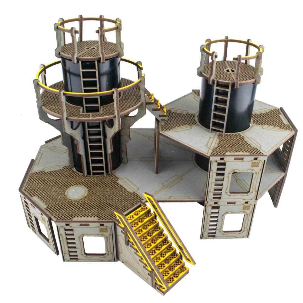 Industry of War Refinery 1, Fuel Terminal & Cess Pits - WWGaming