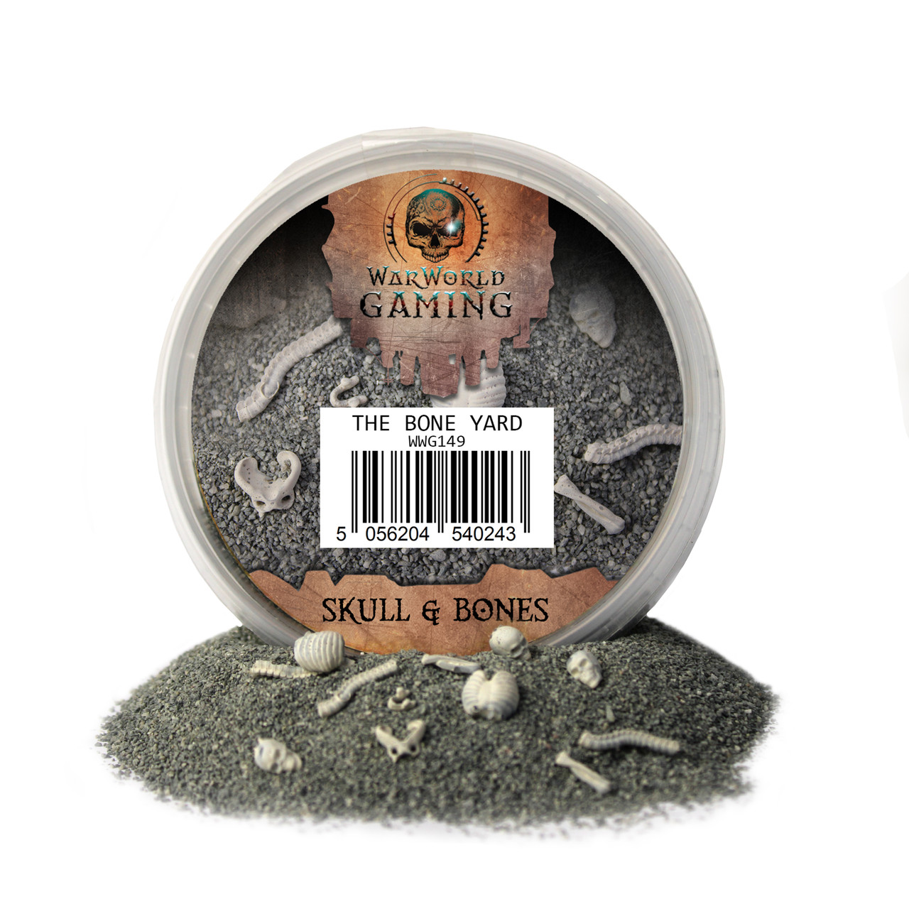 Skull & Bone Basing Kit – The Bone Yard - Extra Fine Dark Grey Gravel ...