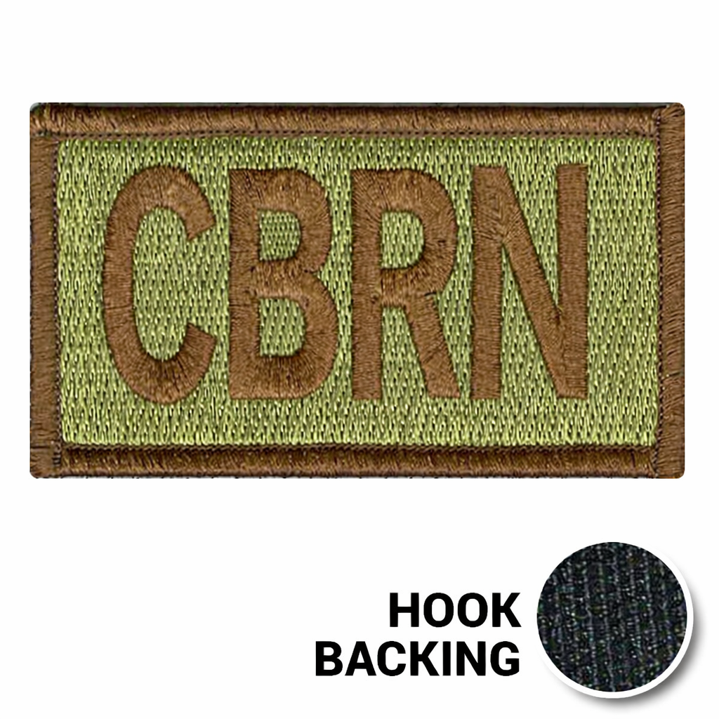 Embroidered Duty Identifier Tab - CBRN - OCP, Bagby + Spice Brown ...