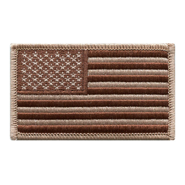 Desert Embroidered American Flag Patch - Sew On | Kel-Lac