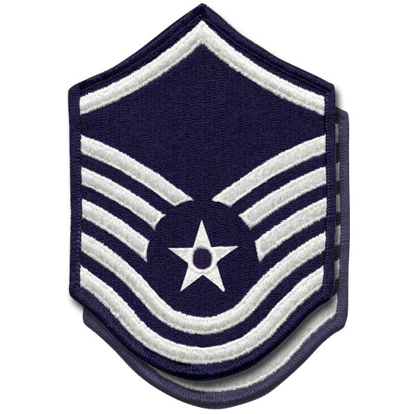 USAF Enlisted Rank Blues Chevron Pair | Kel-Lac