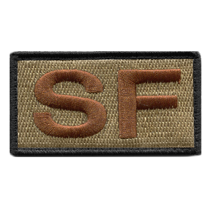 SF Duty Identifier Tab - USAF OCP, Black Border | Kel-Lac