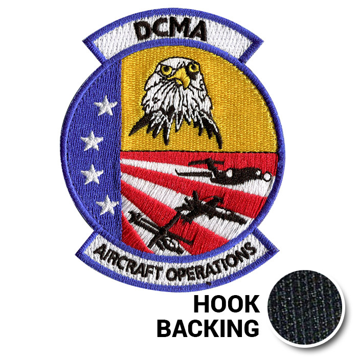 DCMA Aircraft Ops Patch 1 - Full Color (w/ Hook Back) - Kel-Lac ...