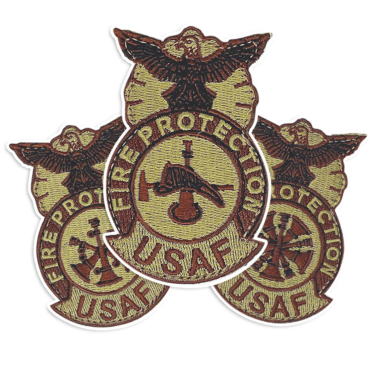 USAF Fire Protection Badge, Cutout