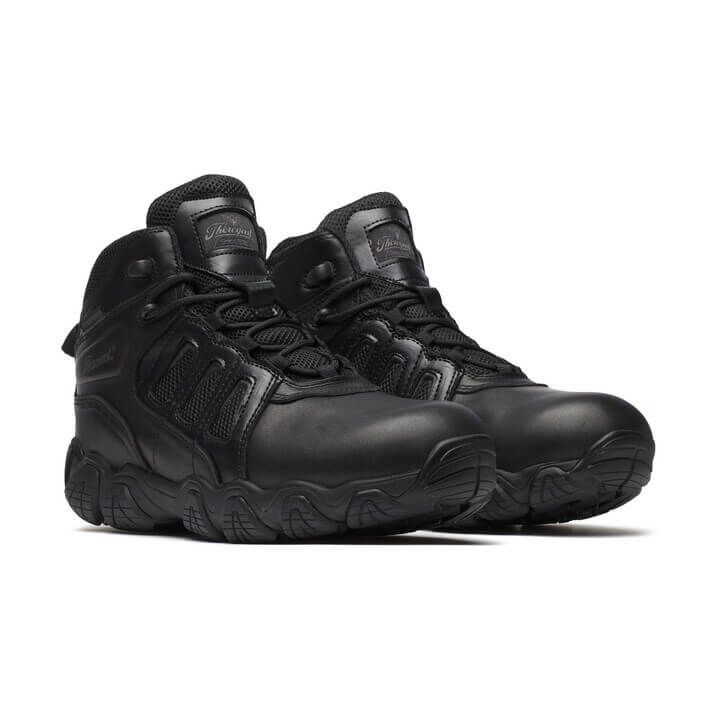 Thorogood CrossTrex Waterproof Side Zip Polishable Toe Boot - Black ...