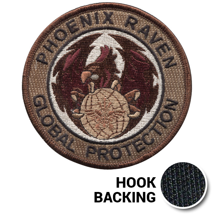 Phoenix Raven Global Protection Patch - Desert | Kel-Lac