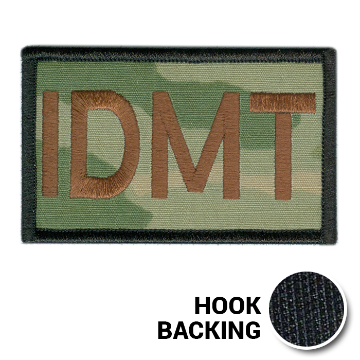 IDMT Duty Identifier Tab - USAF Multicam OCP, Black Border | Kel-Lac