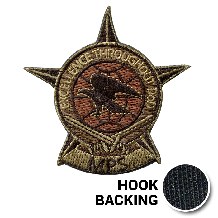 Military Postal System Patch, Embroidered - OCP (w/ Hook Back) - Kel ...