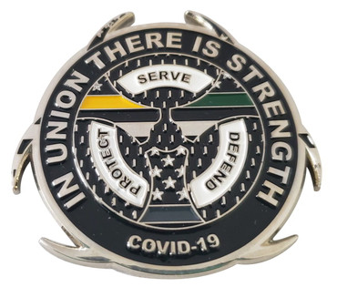 Covid Challenge Coin - Kel-Lac Uniforms, Inc.