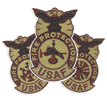 USAF Fire Protection Badge, Cutout