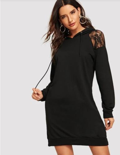 Robe Pull à Capuche