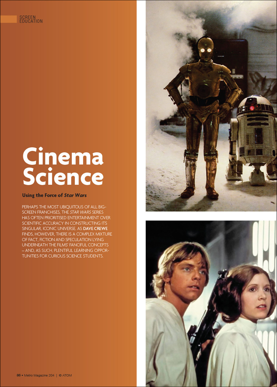 Cinema Science: Using the Force of 'Star Wars' - The Education Shop