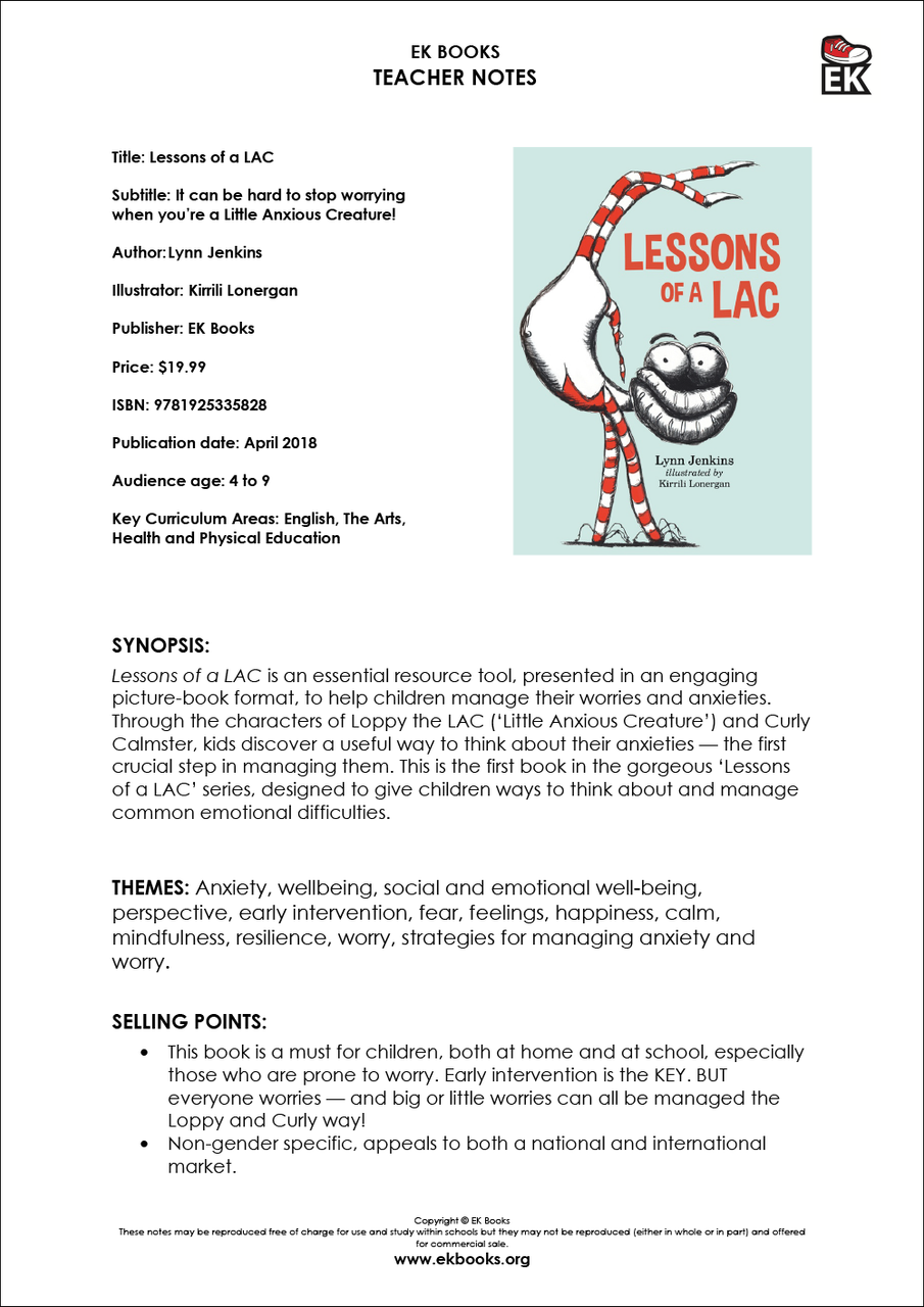 Lessons of a LAC (Teacher Notes) - The Education Shop