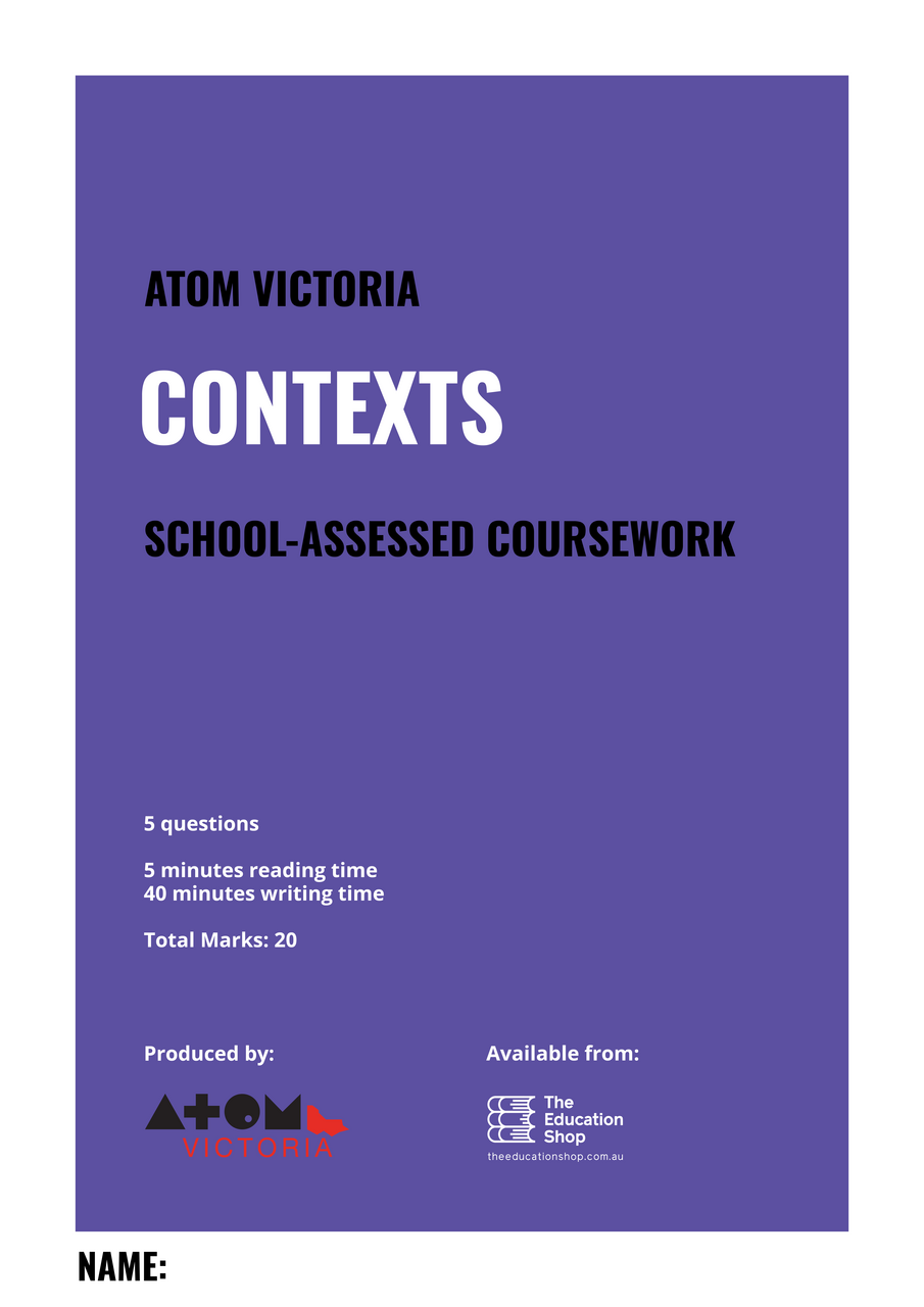 2024 ATOM SAC Pack For VCE Media Unit 3 - The Education Shop