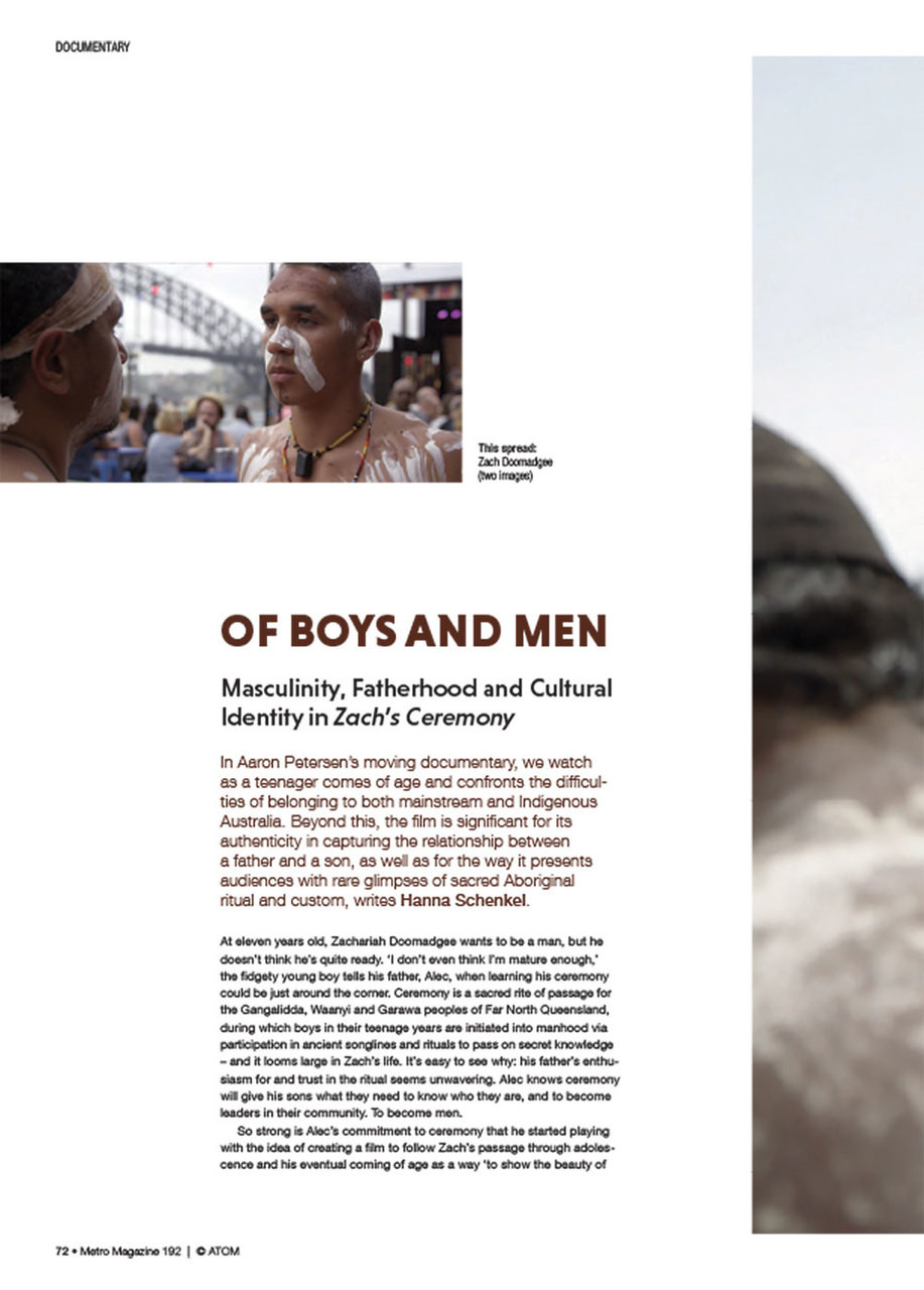 Of Boys and Men: Masculinity, Fatherhood and Cultural Identity in 'Zach ...
