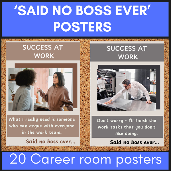 Said No Boss Ever (POSTERS) - The Education Shop
