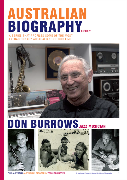 Australian Biography Series - Don Burrows (Study Guide) - The Education ...