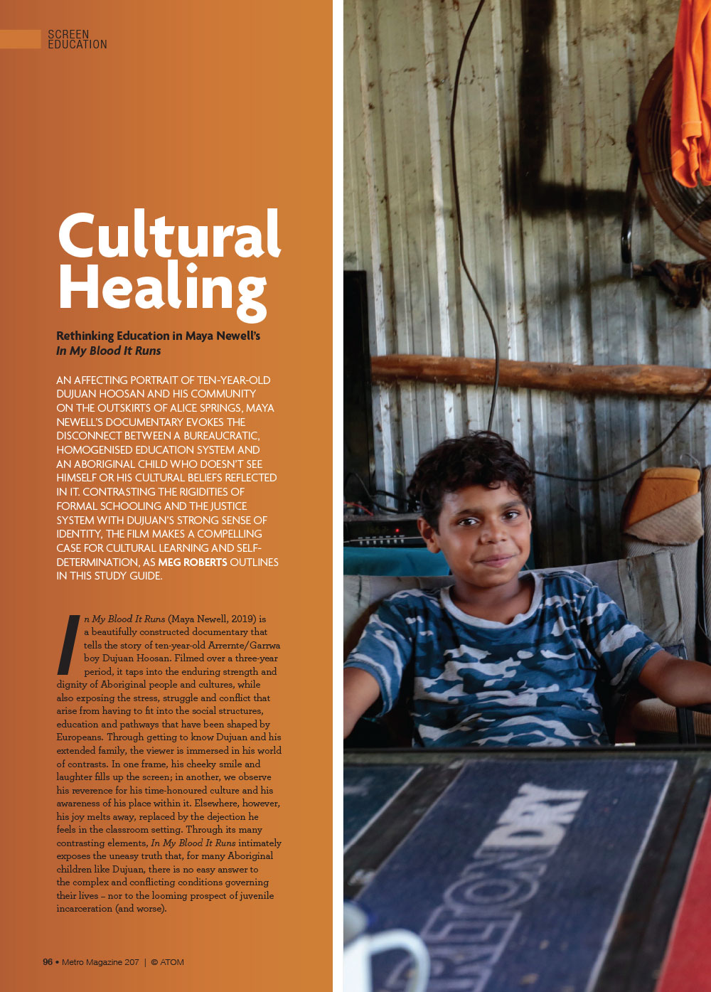 Cultural Healing: Rethinking Education in Maya Newell's 'In My Blood It ...