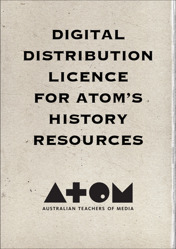 Digital Distribution Licence for ATOM's Australian Curriculum History ...