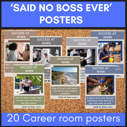 Said No Boss Ever (POSTERS) - The Education Shop