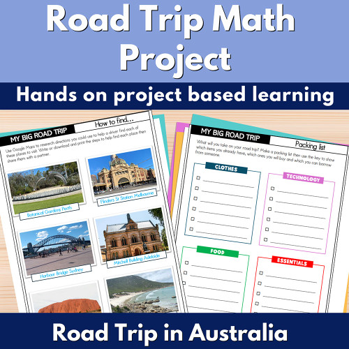 Road Trip Math Project - The Education Shop