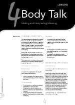 Body Talk: Making and Interpreting Meaning (Primary School Teacher ...