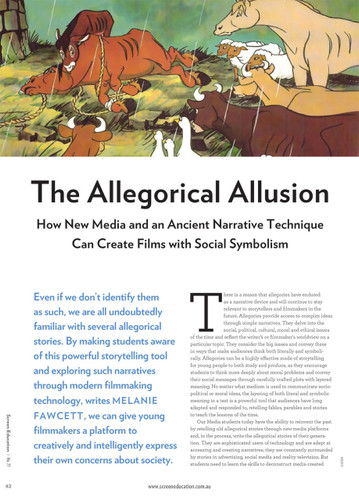 The Allegorical Allusion: How New Media and an Ancient Narrative ...