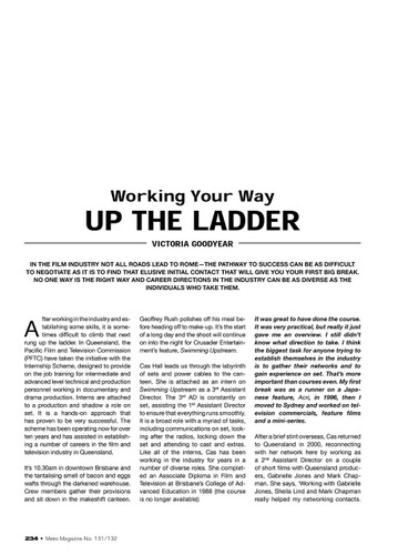 Working Your Way Up the Ladder - The Education Shop