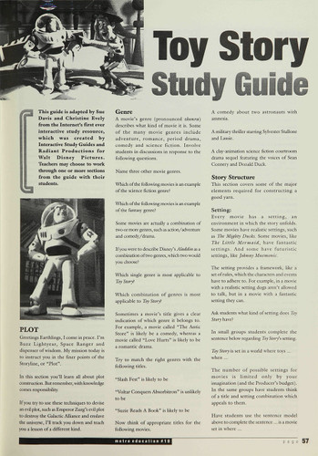 Toy Story' (A Study Guide) - The Education Shop