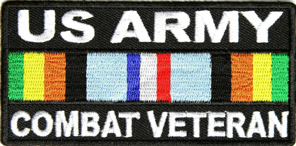 US Army Combat Veteran Patch | Motorcycle Biker Kingman AZ Route 66