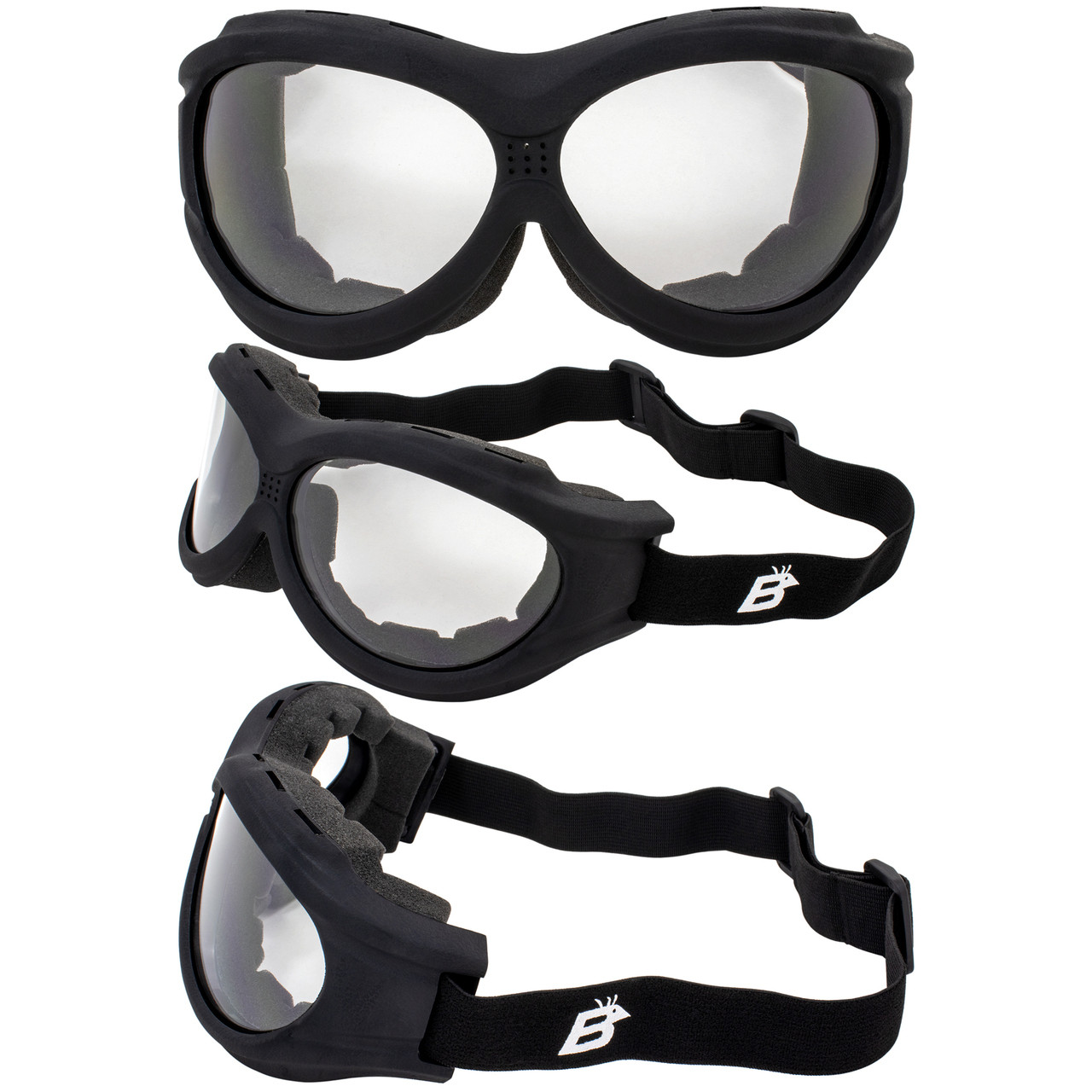 Buzzard Goggles for Over the Glasses Motorcycle Riding | Biker Kingman AZ