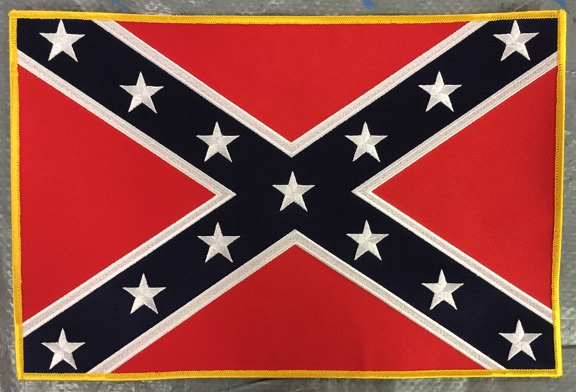 Large Rebel Flag Patch | Motorcycle Biker Kingman AZ Route 66