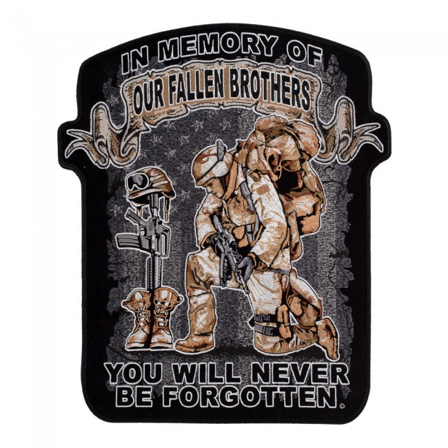 In Memory Of Our Fallen Brothers Patch | Biker Motorcycle Kingman AZ ...