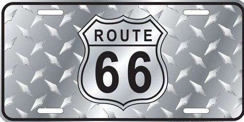 Route 66 Motorcycles License Plate | Motorcycle Biker Kingman AZ