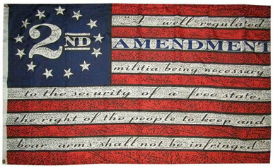 2nd Second Amendment Flag | Motorcycle Biker Kingman AZ Route 66