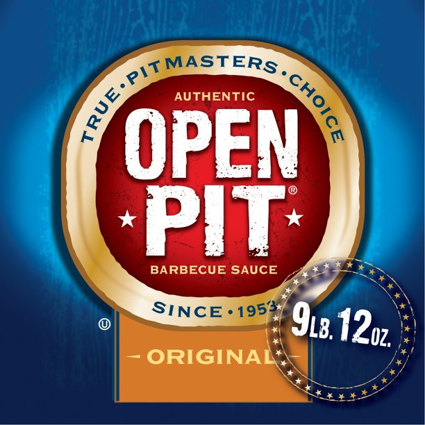 Open Pit Blue Label Original Barbecue Sauce, 156 Oz (Pack of 4)