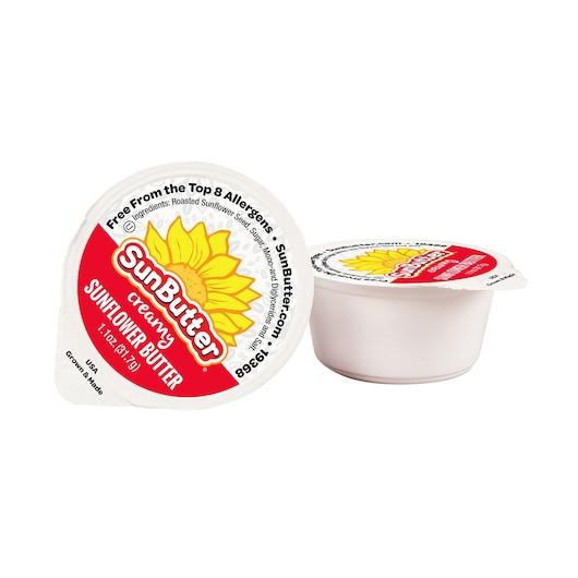 SunButter Creamy Sunflower Butter Spread, 1.1 Oz, 200 Per Case