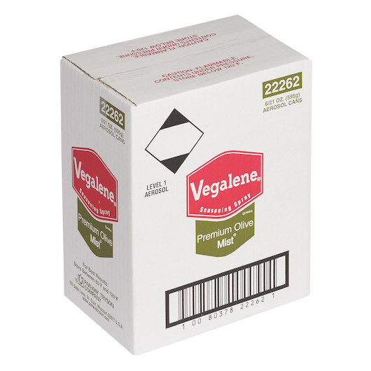 Vegalene Premium Olive Mist Aerosol Spray, 21 Ounces, 6 Per Case