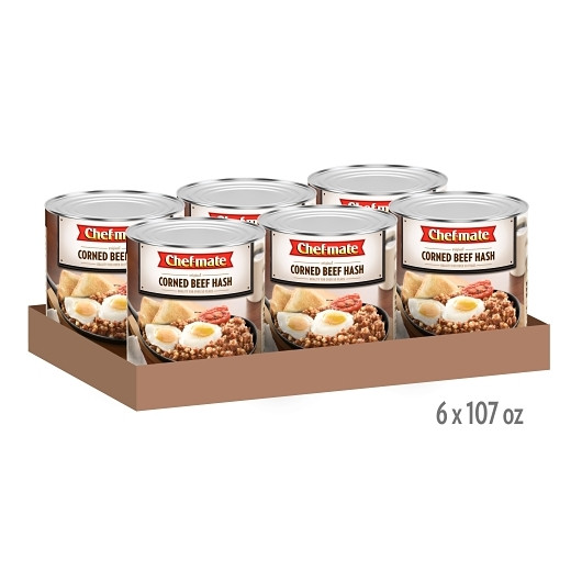 Chef-Mate Corned Beef Hash, 107 Ounce, 6 Per Case