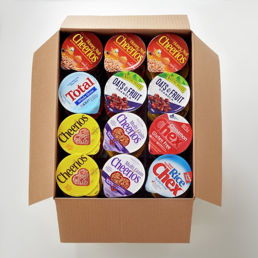 General Mills Goodness Variety Cereal Cups, 1.51 Ounce, 60 Per Case