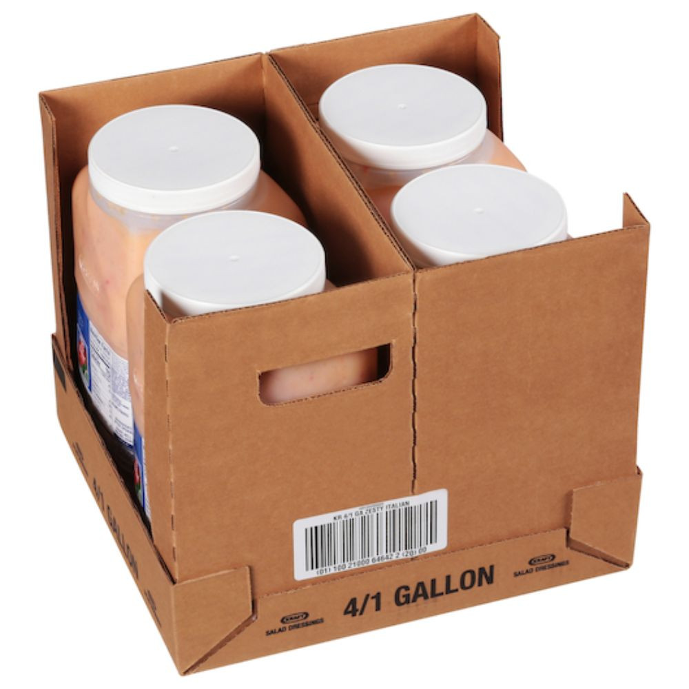 Kraft Zesty Italian Dressing Bulk, 1 Gallon, 4 Per Case