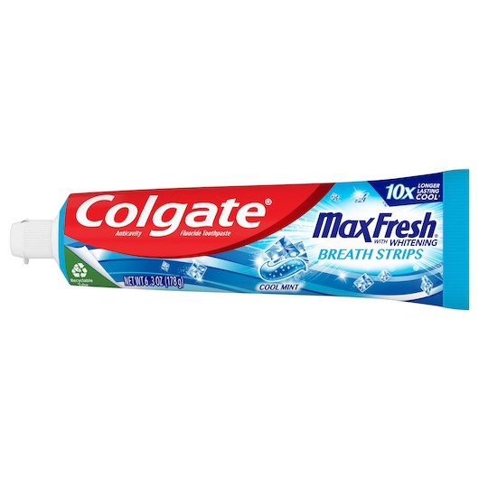 Colgate Max Fresh Toothpaste Cool Mint, 6.3 Ounces, 6 Per Box, 4 Boxes ...