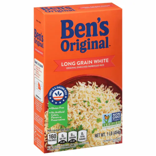 Ben's Original Long Grain White Rice, 16 Ounces, 12 Per Case